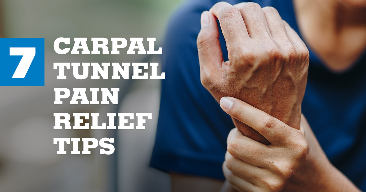 7 Tips For Carpal Tunnel Pain Relief Midwest Orthopedic Specialty Hospital