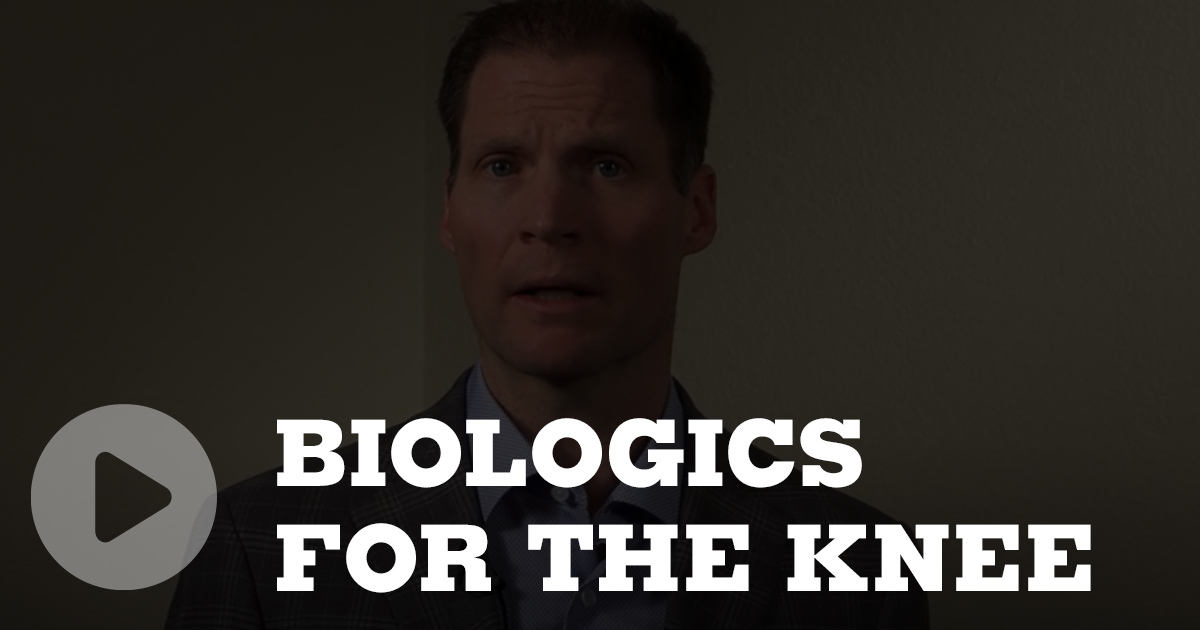 Dr. Sean Tracy discusses how biologics are helping patients overcome ...